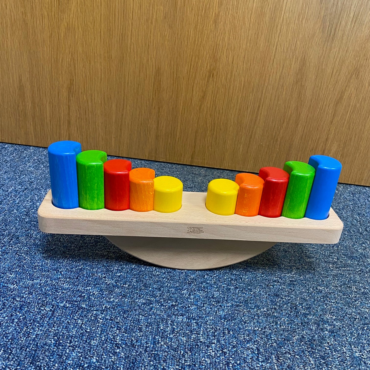 Rainbow Wooden Balance Toy - Leeds Mencap